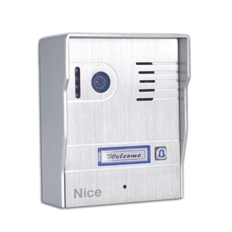 NICE Col Vid Intercom Brushed Alum GStn - Diy Protect