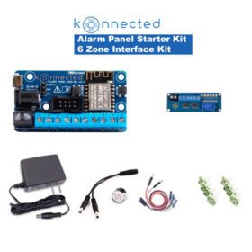 Konnected Alarm Panel Starter Kit - 6 Zone - Interface Kit - Diy Protect