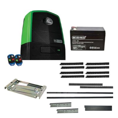 Centurion Sliding Gate Motor Kit D5 EVO SMART 2TX4 + Rack + Batt + Base ...